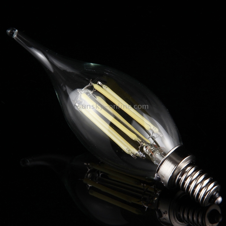 C35 E12 6W Dimmable LED Filament Light Bulb
