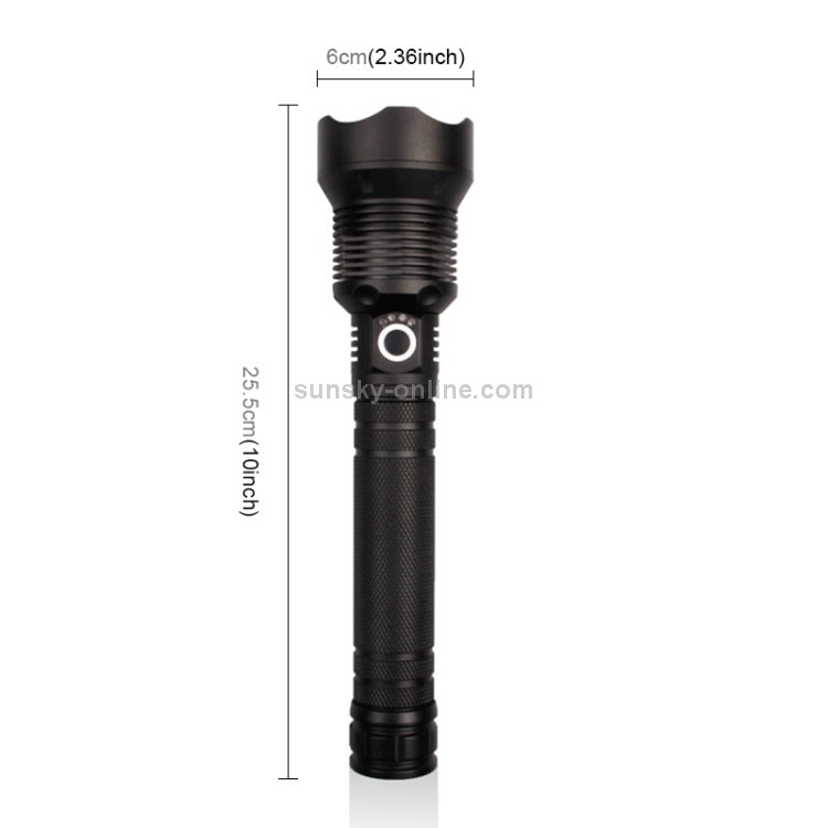 X92 Luminous Flux: 2000lm LED Waterproof Flashlight, Retractable Focus ...
