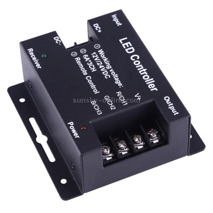 SX-035RF Three Channels LED Iron Casing Remote Controller with RF ...