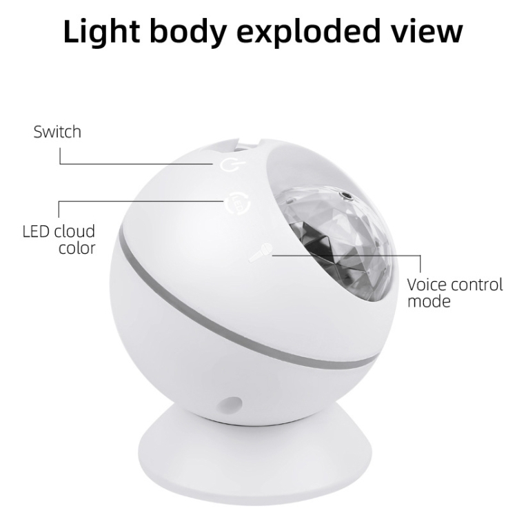 5w 마이크로 Usb 전원 공급 장치 원격 제어 별이 빛나는 스카이 레이저 투영 램프 Led 분위기 야간 빛 자석 기지