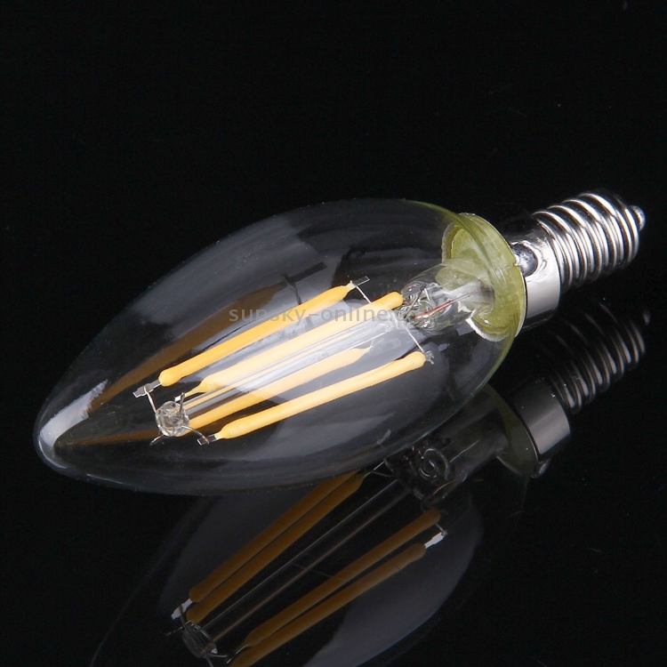 C35 E12 4W 디 밍이 가능한 따뜻한 흰색 LED 필라멘트 전구