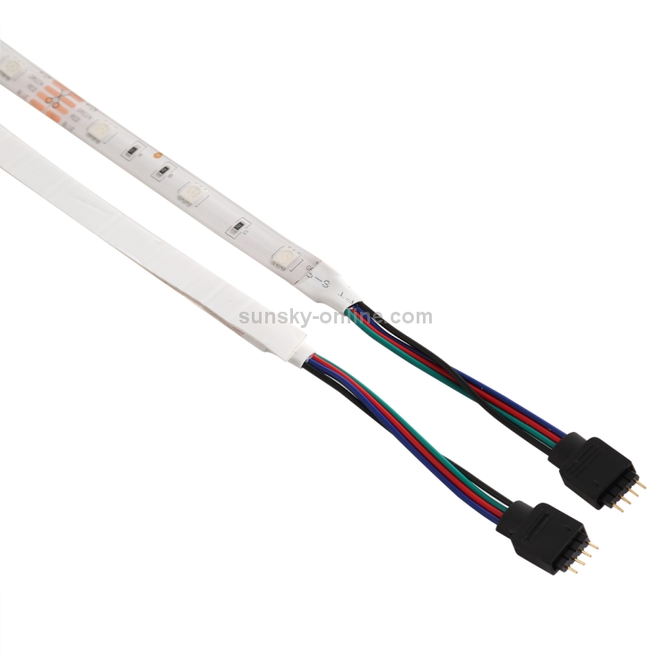 12V SMD 5050 30 LEDs Double Circle Waterproof Safety RGB LED Strip ...