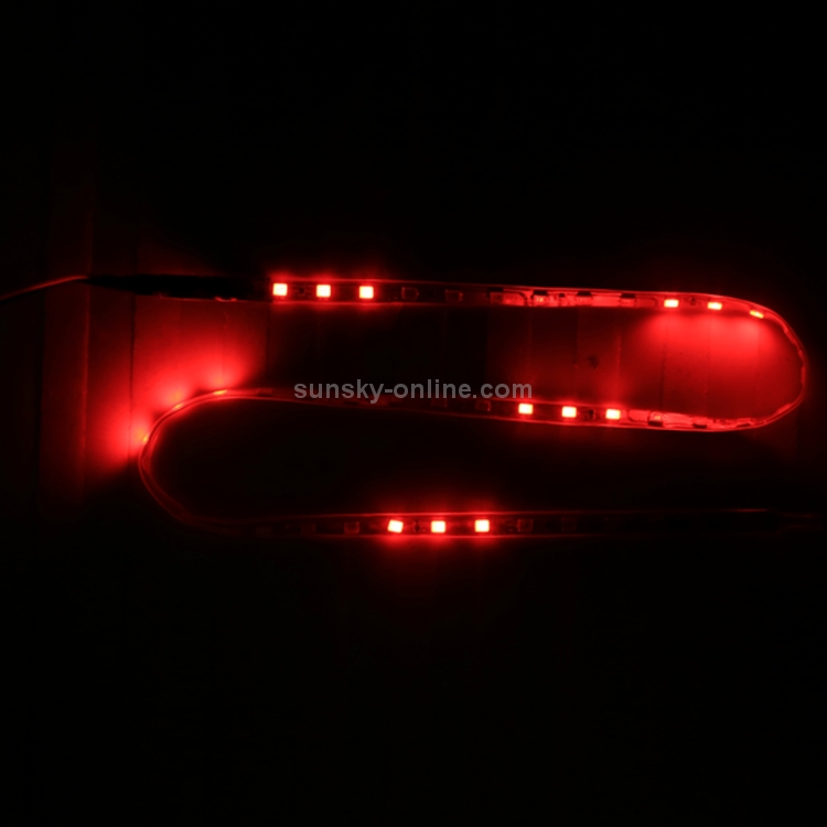 45cm 45 LEDs SMD 2835 Flexible RGB LED Casing Strip Light for Car ...