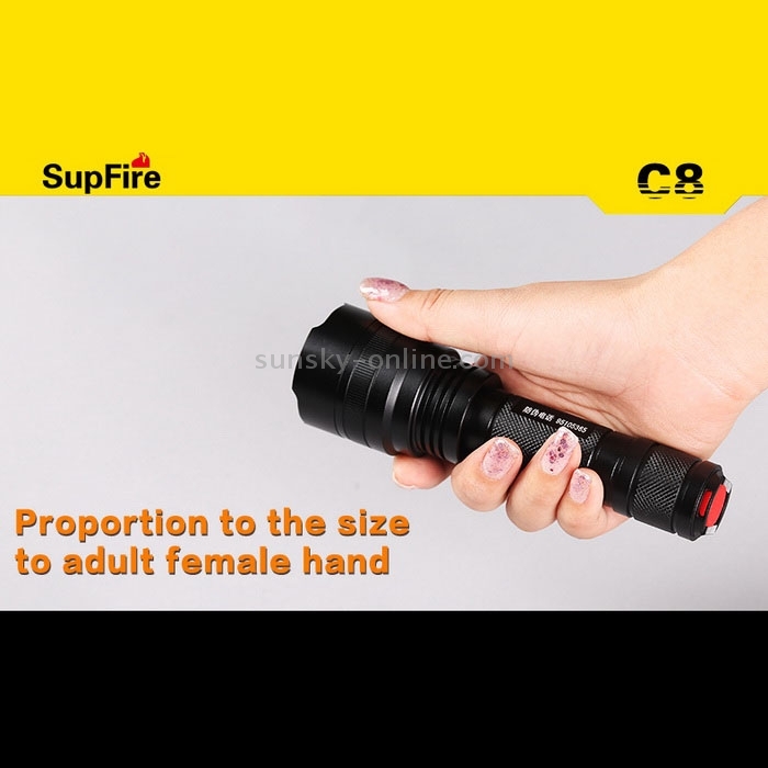 SupFire C8-R5 5W CREE R5 LED wasserdichte Taschenlampe