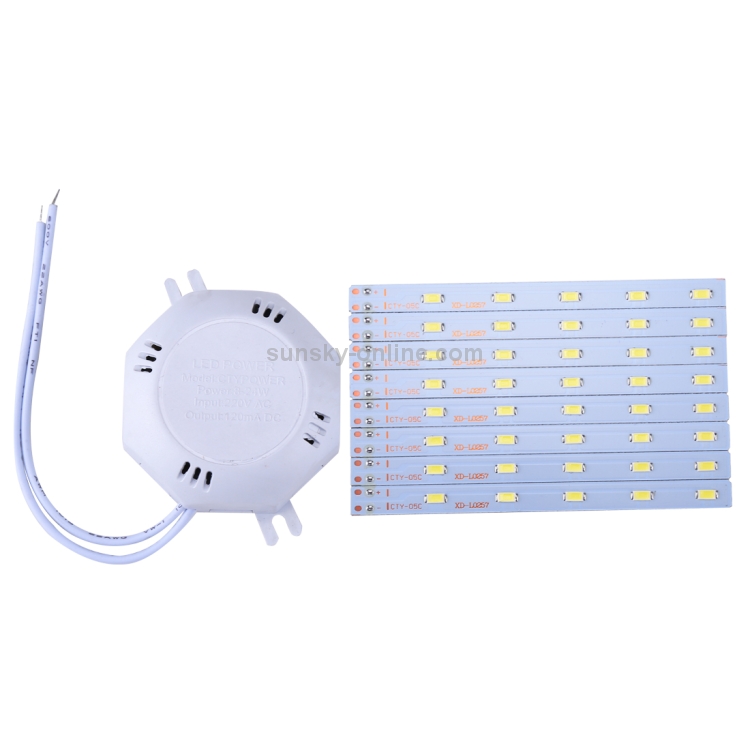 20W 40 LEDs SMD 5730 ไฟ LED สีขาวเพดานโมดูลเปลี่ยนหลอดไฟแผงวงจรเปลี่ยน ...