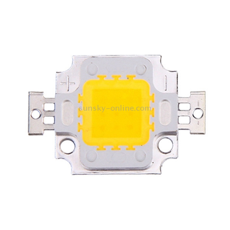 10W 850LM 고출력 LED 통합 조명 램프 + 27-34V LED 드라이버 (온백색)