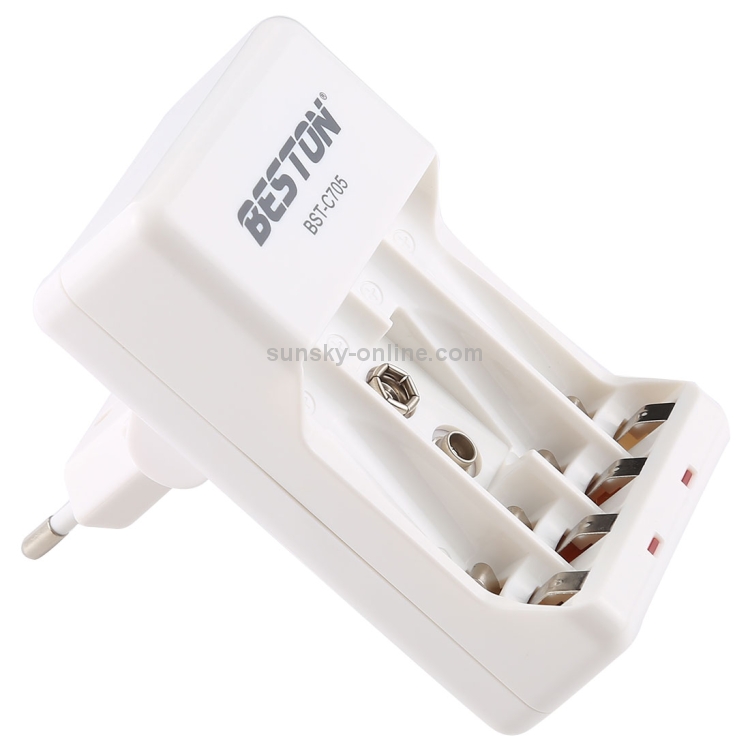 BESTON AC 220V 50Hz Battery Charger for for AA / AAA / 9V Ni-MH / Ni-Cd Battery, EU Plug