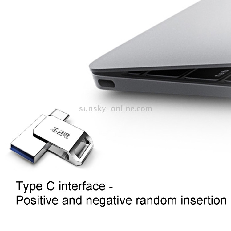 Teclast 32GB Metal Body USB 3.0 + USB-C / Type-C 3.1 Flash Disk Drive