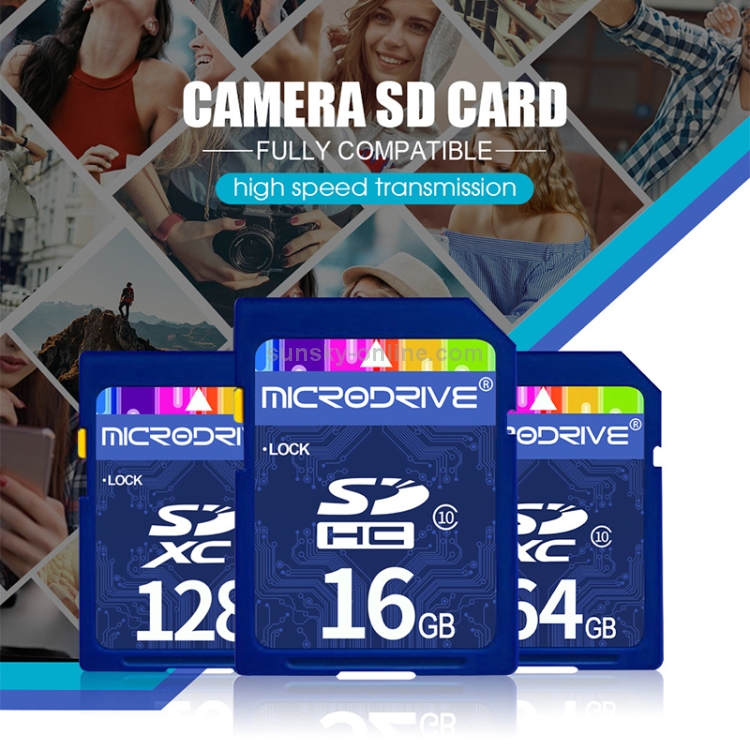 Microdrive 16GB High Speed Class 10 SD Memory Card for All Digital ...