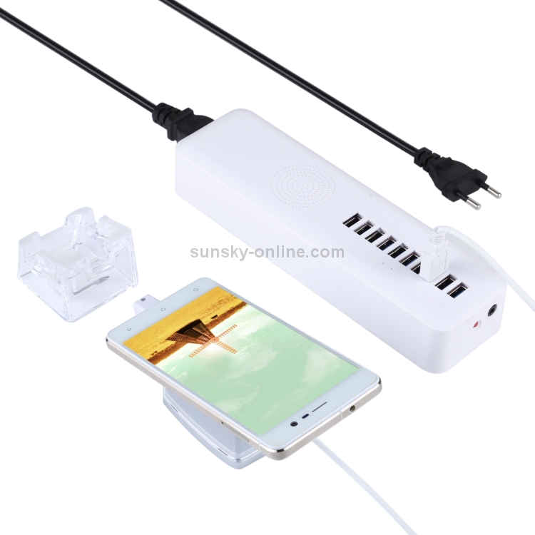 Multi-Port-Sicherheit HUB + Handy-Diebstahlwarnständer mit ...