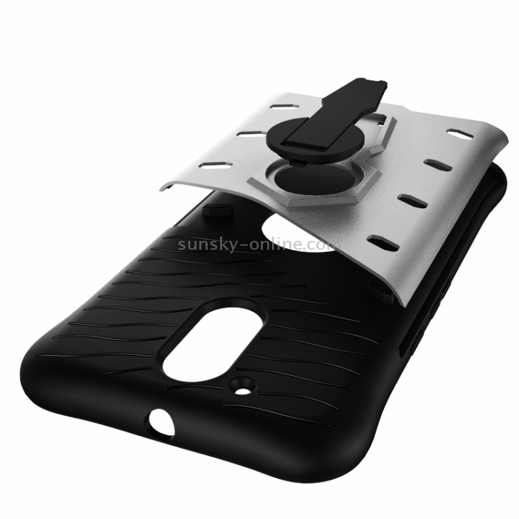 For Motorola Moto G4 And G4 Plus Shock Resistant 360 Degree Spin Tough