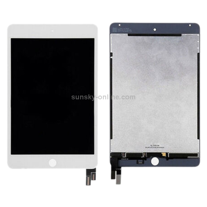 iPad Mini 5 (2019) / A2124 / A2126 / A2133 (화이트) 용 LCD 화면 및 디지타이저 전체 어셈블리