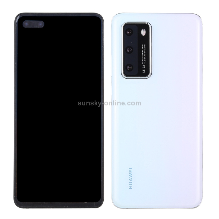 สำหรับ Huawei P40 5G หน้าจอสีดำ NonWorking Fake Dummy Display Model (สีขาว)