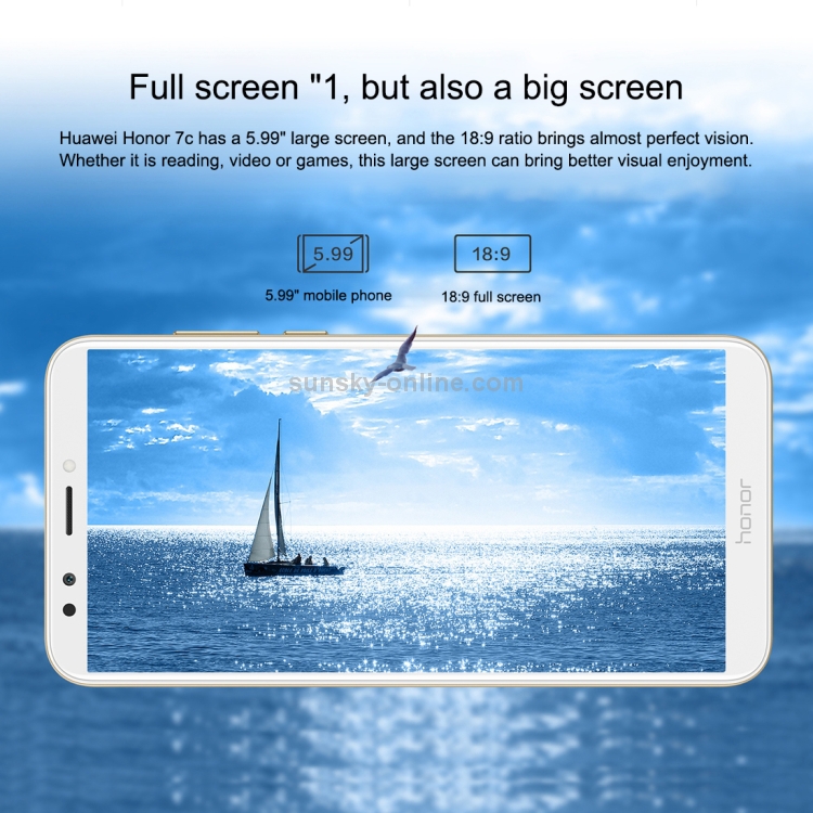 Huawei Honor 7C LND-AL30, 3GB + 32GB, เวอร์ชั่นประเทศจีน