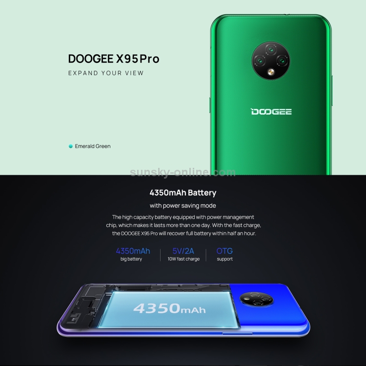 [HK Warehouse] DOOGEE X95 Pro, 4GB+32GB