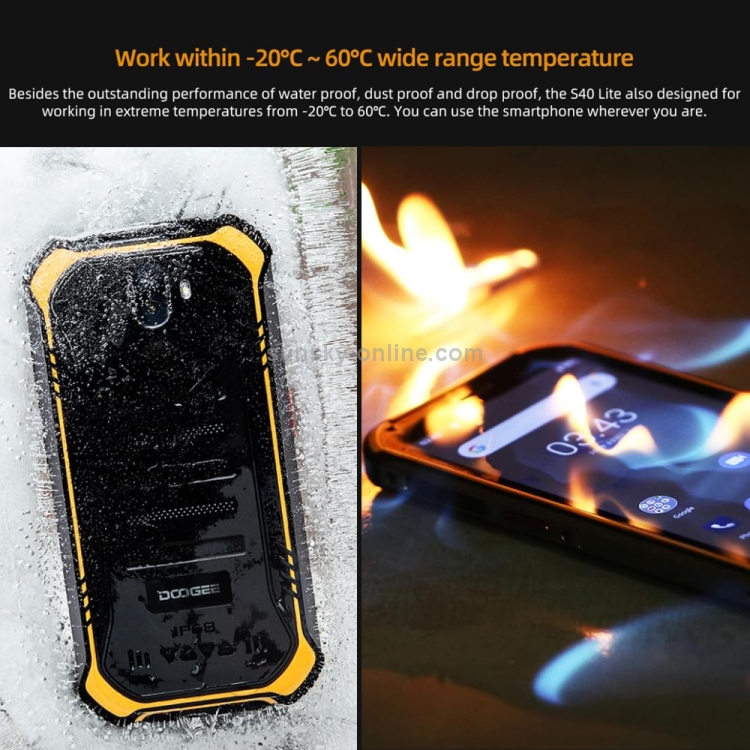 [HK Warehouse] DOOGEE S40 Lite Rugged Phone, 2GB+16GB