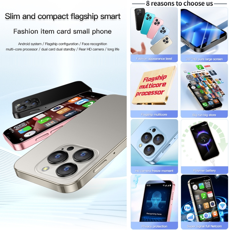 SOYES XS18 Pro, 2 GB + 16 GB, 3,0 polegadas Android 9.0 MTK6580 Quad ...