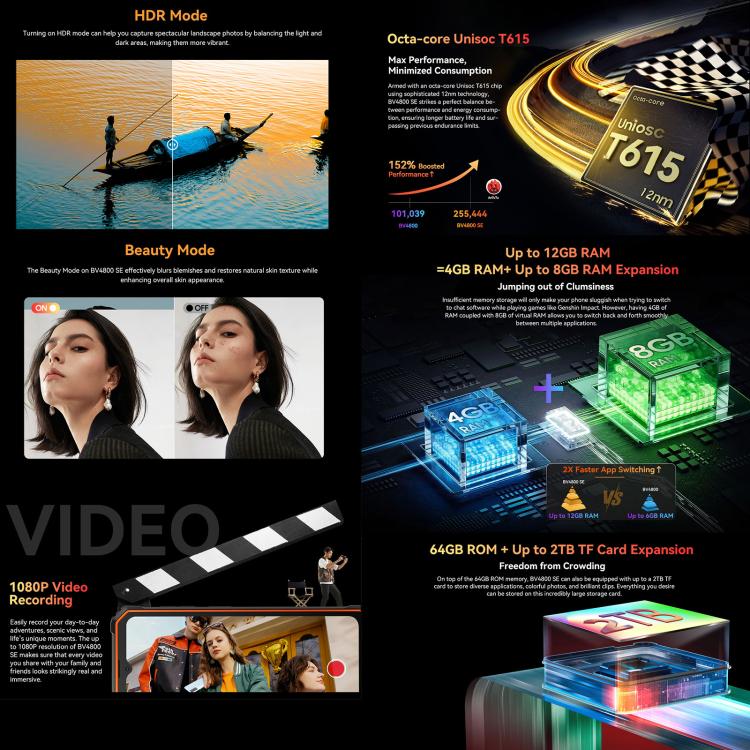 [HK Warehouse] Blackview BV4800 SE Rugged Phone, 4GB+64GB, 6.56 inch ...