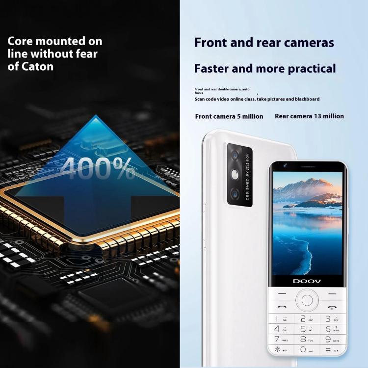 DOOV R17 Pro / Z17 Keypad Phone, 4GB+64GB, 3.5 inch Android 12 Mediatek ...