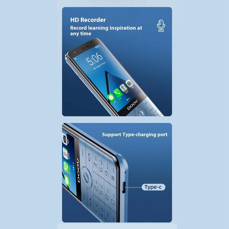 DOOV R17 Pro / Z17 Keypad Phone, 4GB+64GB, 3.5 inch Android 12 Mediatek MT6761 Quad Core ...