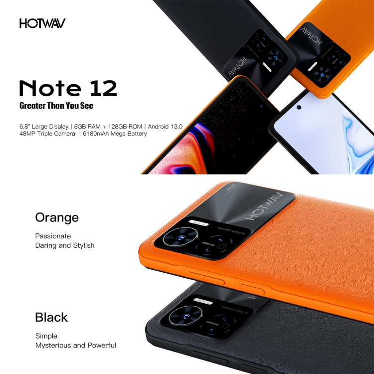 [HK Warehouse] HOTWAV Note 12, 8GB+128GB