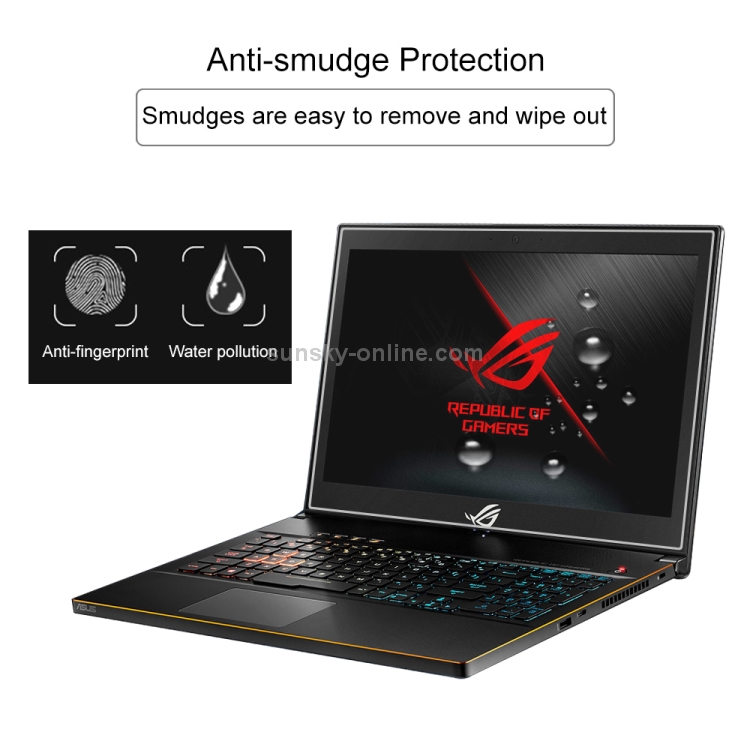 ASUS ROG GU501 15.6 인치 노트북 화면 HD 강화 유리 보호 필름