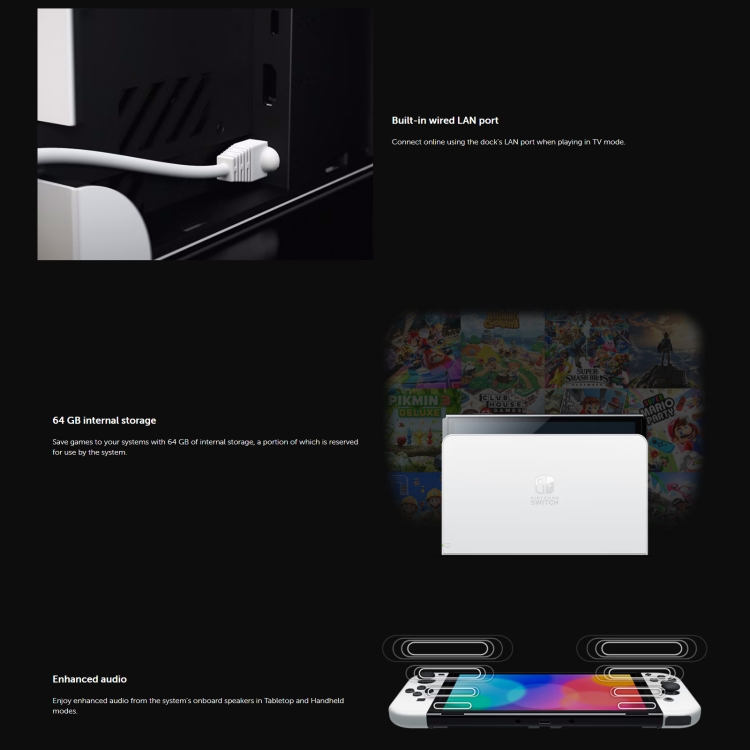 [HK Warehouse] Nintendo Switch OLED Model Game Console 64GB 7 inch ...