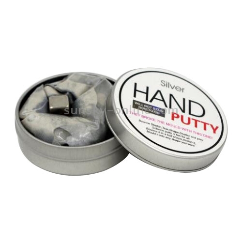 DIY 마그네틱 퍼티 Plasticine 점액 스트레스 감속기 Anti-Anxiety Bouncing Mud Magic Clay ...