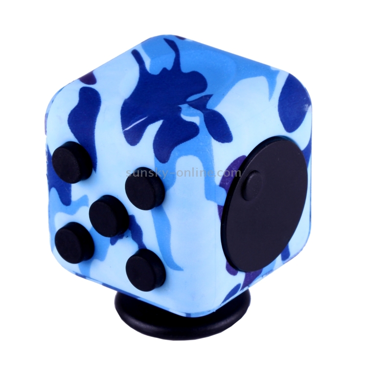Camouflage Pattern Fidget Cube Relieves Stress and Anxiety Attention ...