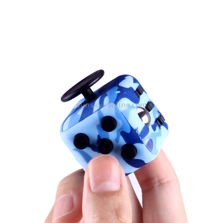 Camouflage Pattern Fidget Cube Relieves Stress and Anxiety Attention ...