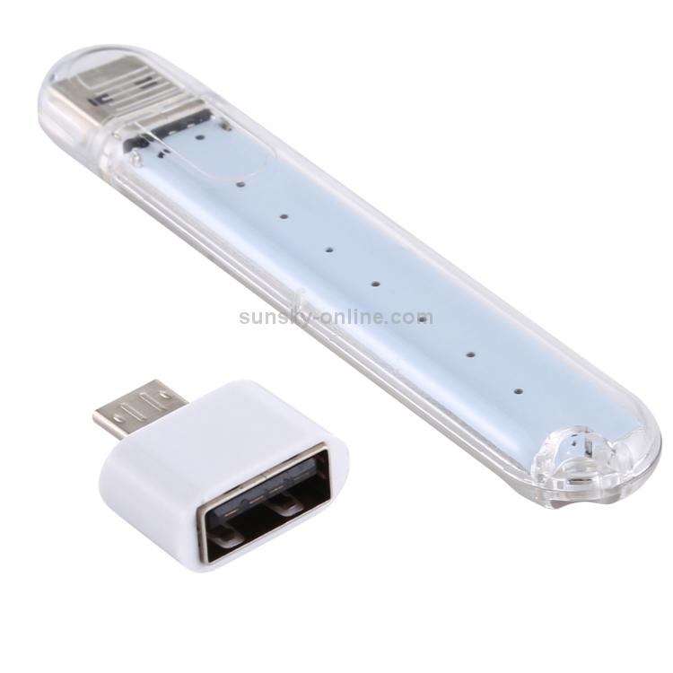 8LEDs 5V 200LM USB LED Book Light ไฟกลางคืนแบบพกพาพร้อม Micro Adapter ...
