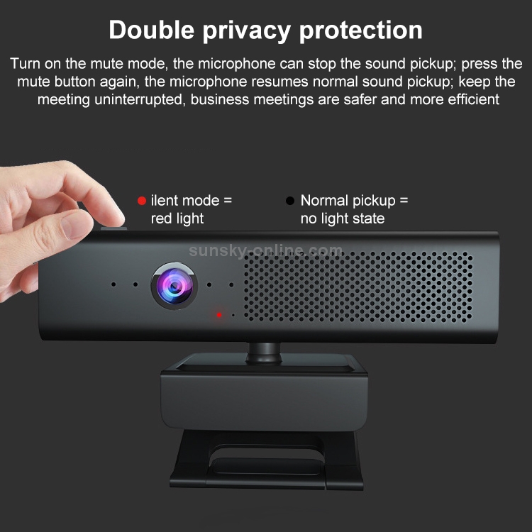 H720 90 Degree Wide-angle 1080P USB Computer Conference Camera, Support ...