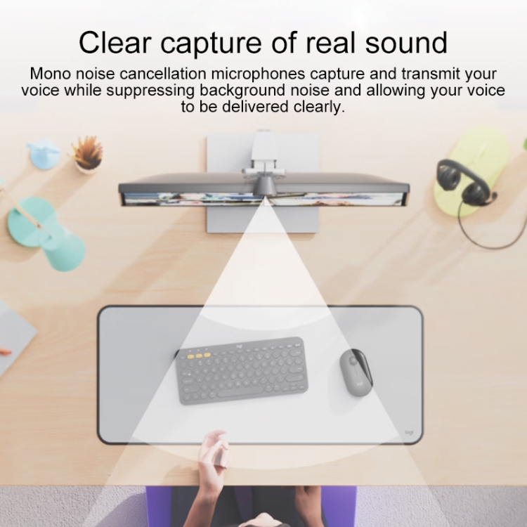 Logitech Brio 300 2MP 1080P Full HD IP Camera with Noise Reduction ...