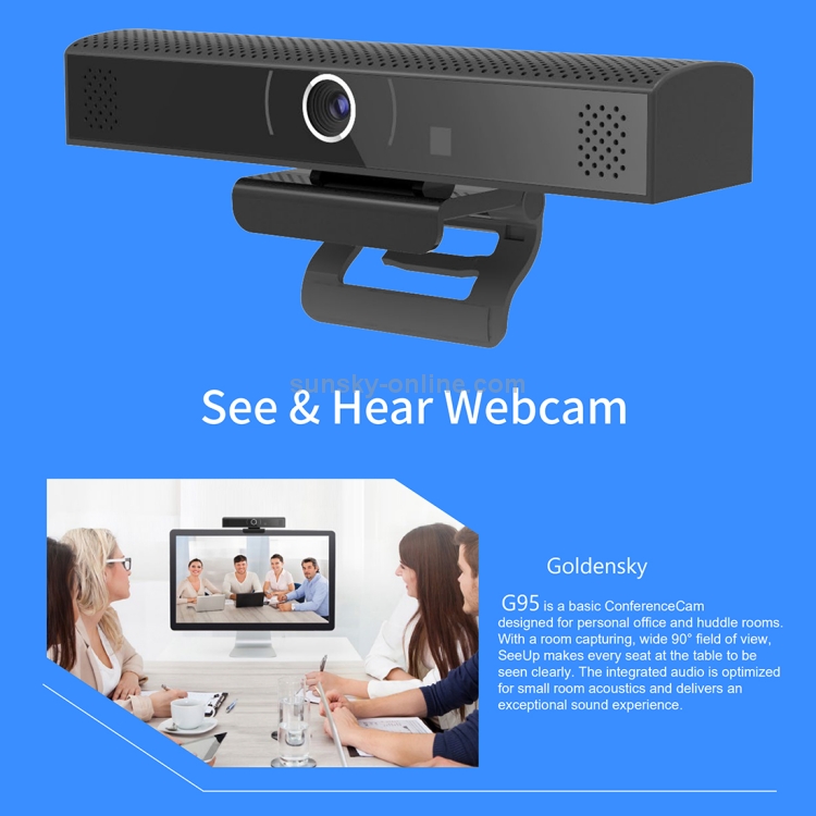 G95 1080P 90 Degree Wide Angle HD Computer Video Conference Camera