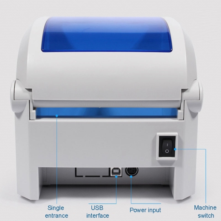 Impresora de código de barras de calibración automática térmica GPRINTER GP1324D Bluetooth ...