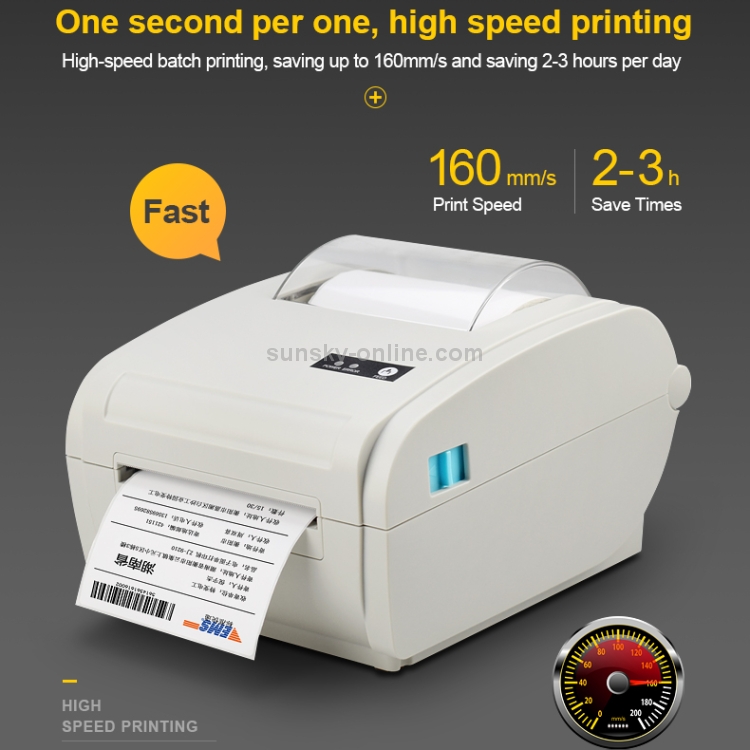 POS-9210 110mm USB POS Receipt Thermal Printer Express Delivery Barcode ...