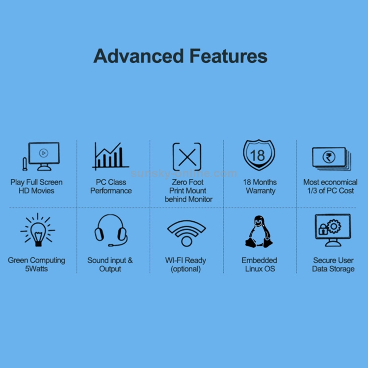 R1pro Windows and Linux System Mini PC, Quad Core 1.5GHz, RAM: 1GB, ROM ...