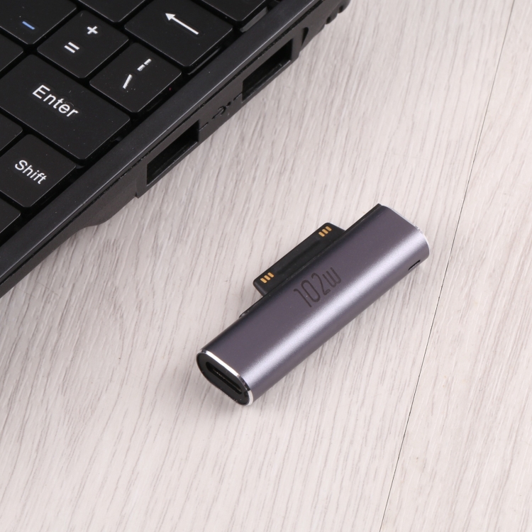102W USB-C / Type-C Female Charging Adapter for Microsoft Surface Pro 3 ...