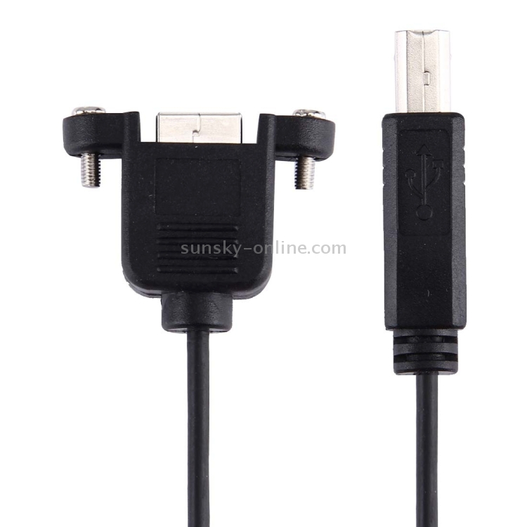 Cable en espiral retráctil USB 2.0 BM a BF para impresora, cable en ...