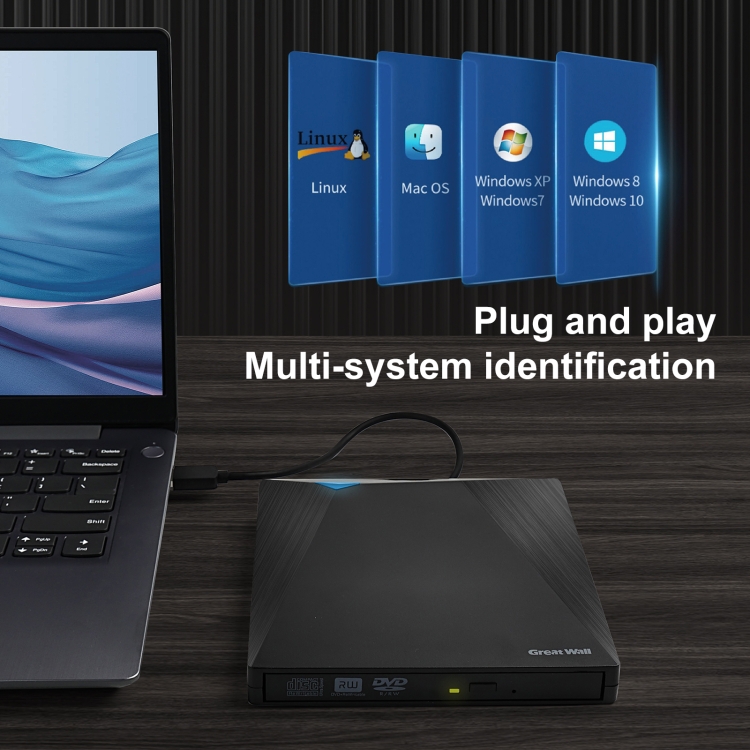 Great Wall OD101 Portable DVD Burner Drive