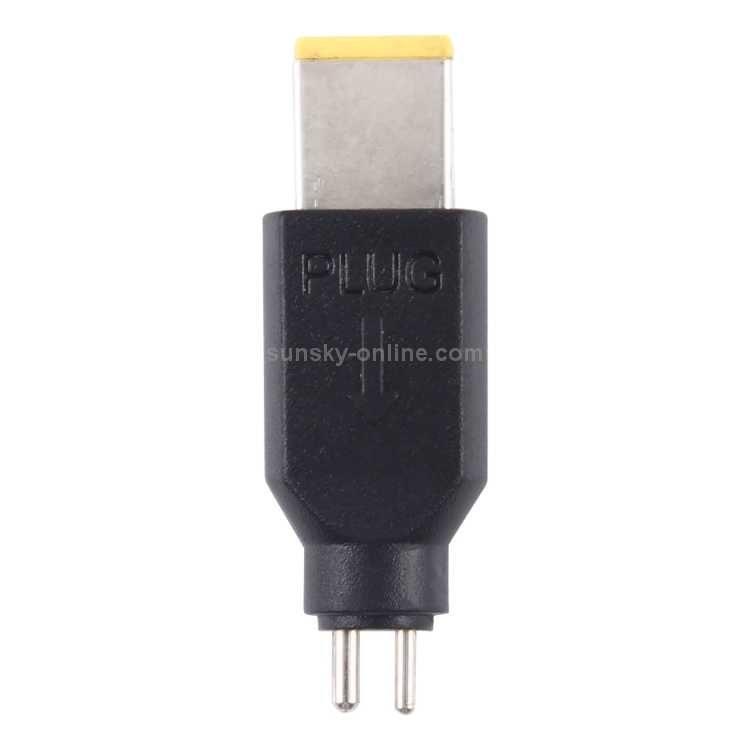Two-pin to Big Square Male Power DC Connector for Lenovo
