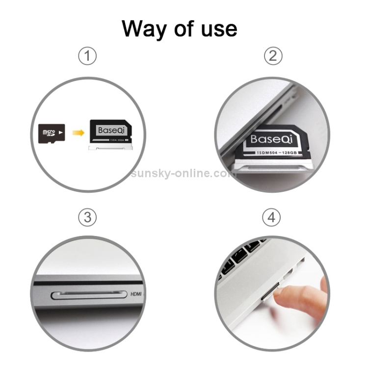 BASEQI Raspberry Pi Development Board Hidden TF to SD Card Case