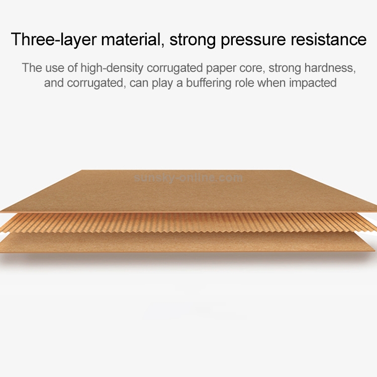 100 PCS Kraft Paper Shipping Box Packaging Box, Size: T1, 15x15x5cm