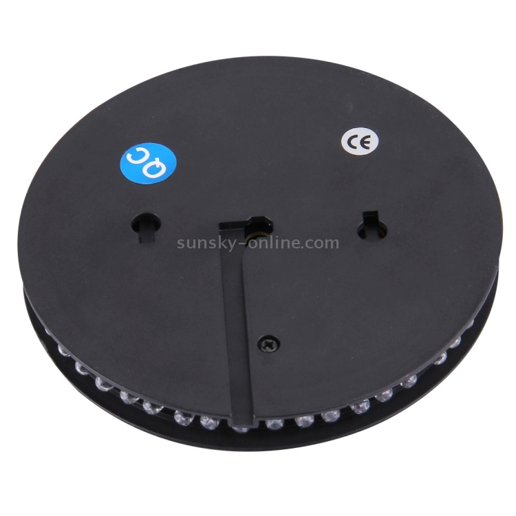 8W Sunflower LED Stage Light, Sound Control / Auto Run Mode(Black)