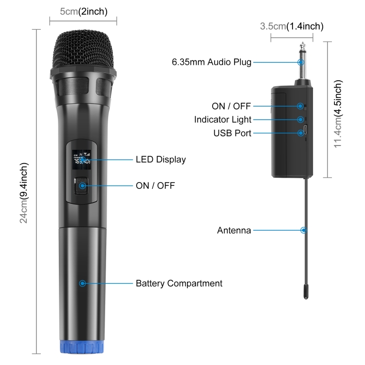 Wireless Microphone Dimensions Clearance | centralcountiesservices.org