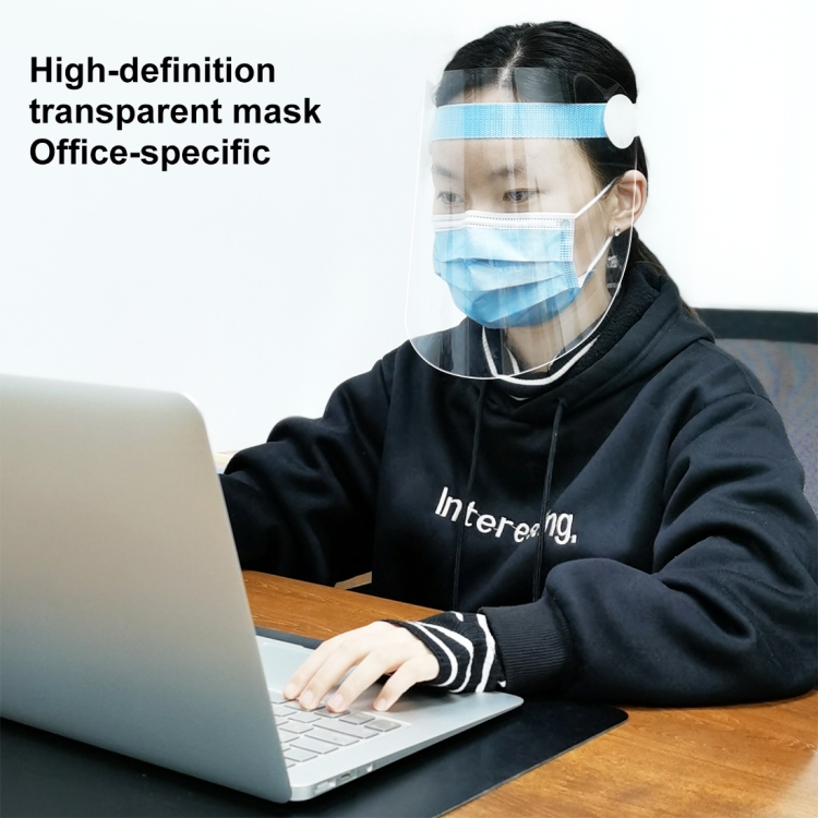 Clear Protective Face Shield Anti-Saliva Splash Anti-Spitting Anti-Fog ...
