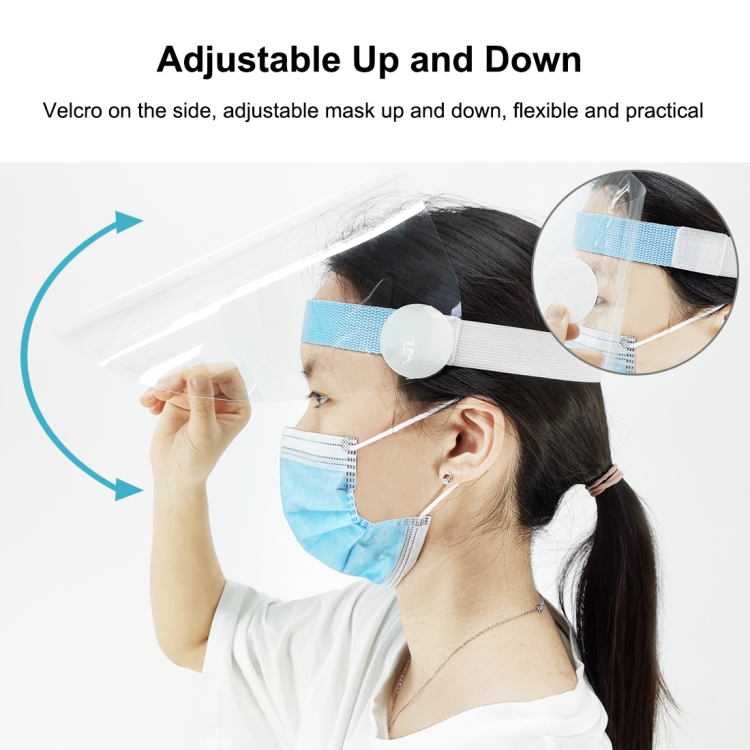 Clear Protective Face Shield Anti-Saliva Splash Anti-Spitting Anti-Fog ...