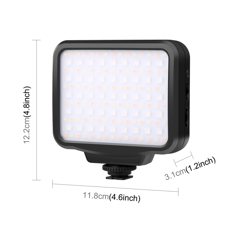 PULUZ Pocket 2500-9900K+RGB Full Color Beauty Fill Light Handheld On ...