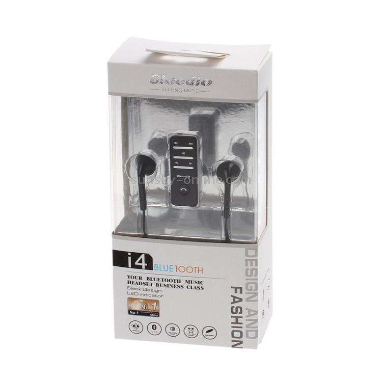 Bluedio i4 Black, Sleek Design Multipoint Connect Bluetooth V3.0 Stereo ...
