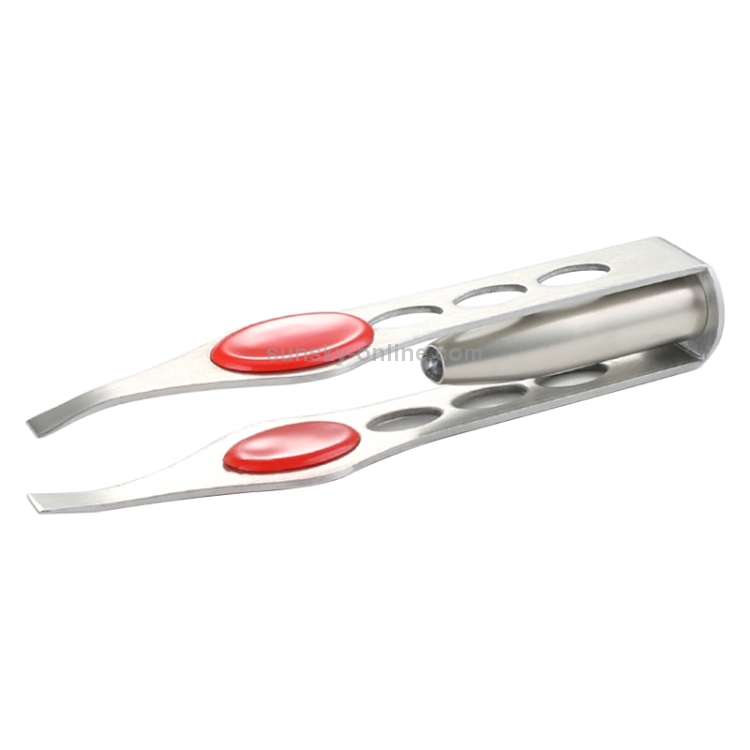 Make Up LED Light Eyelash Eyebrow Tweezers